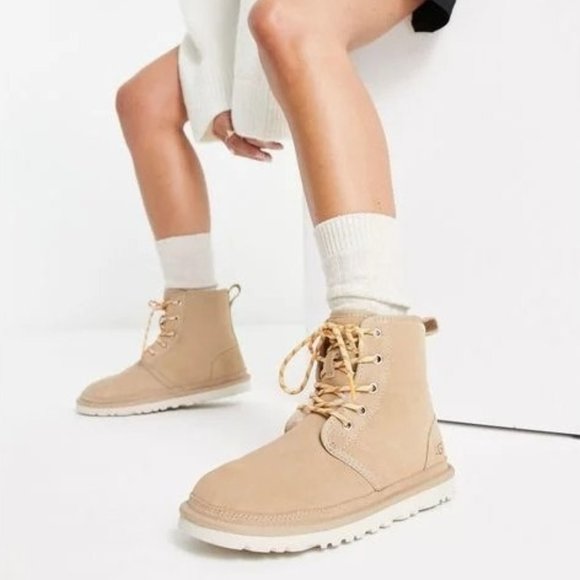 UGG | Shoes | Ugg Neumel High Heritage Boots In Sand Size 8 39 | Poshmark